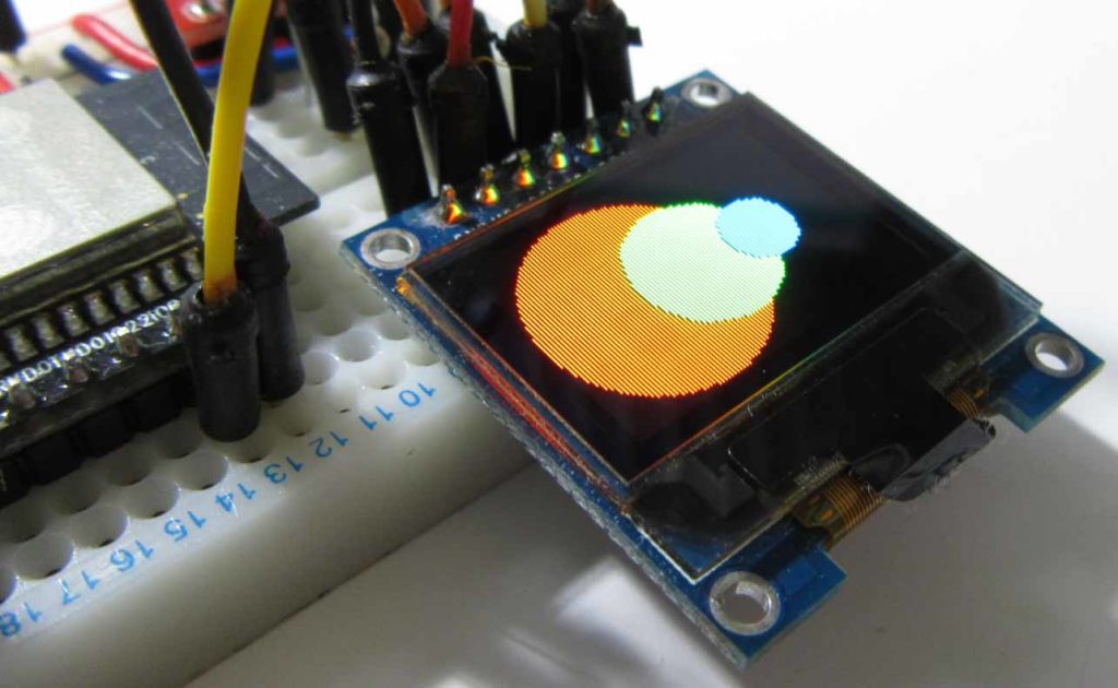 有機EL ( OLED ) SSD1331 ライブラリを作成しました ( ESP32 用 ) | mgo-tec電子工作