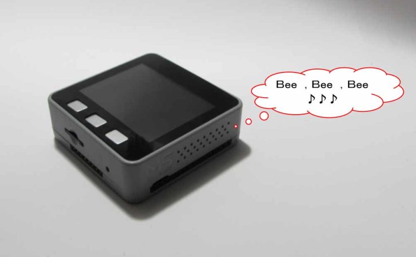 M5Stack の内蔵スピーカーから Beep 音（電子音）を出す実験 | mgo-tec電子工作