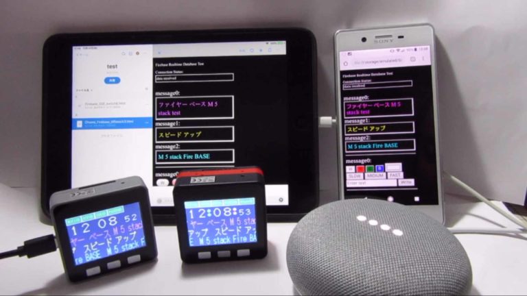 Google Home と M5Stack と スマホ で双方向リアルタイム日本語通信する実験 | ページ 2 | mgo-tec電子工作